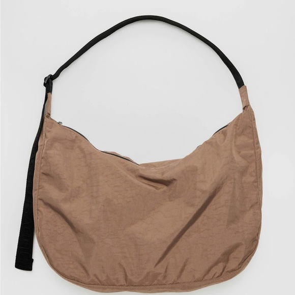 BAGGU | Bags | Baggu Large Nylon Crescent In Cocoa | Poshmark